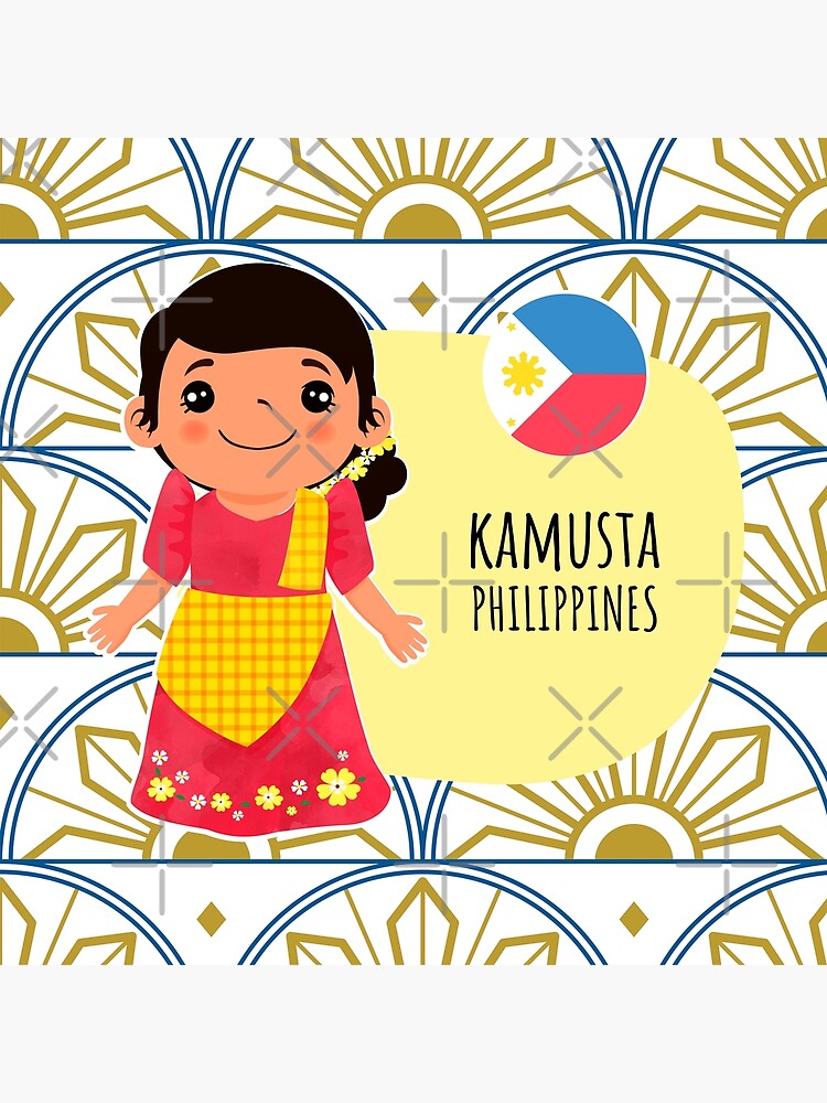 "Kamusta Philippines" Poster for Sale by YeshuaCreations | Redbubble