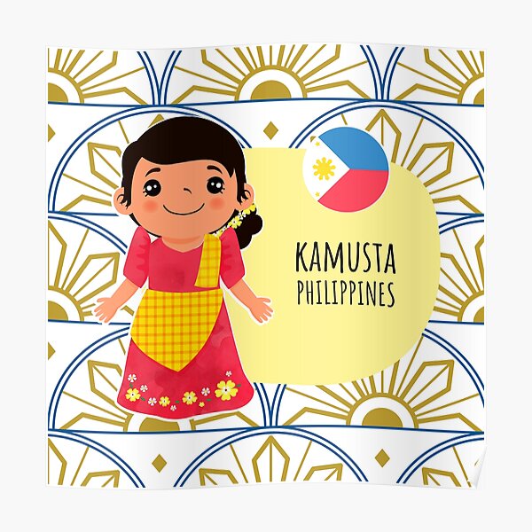 "Kamusta Philippines" Poster for Sale by YeshuaCreations | Redbubble