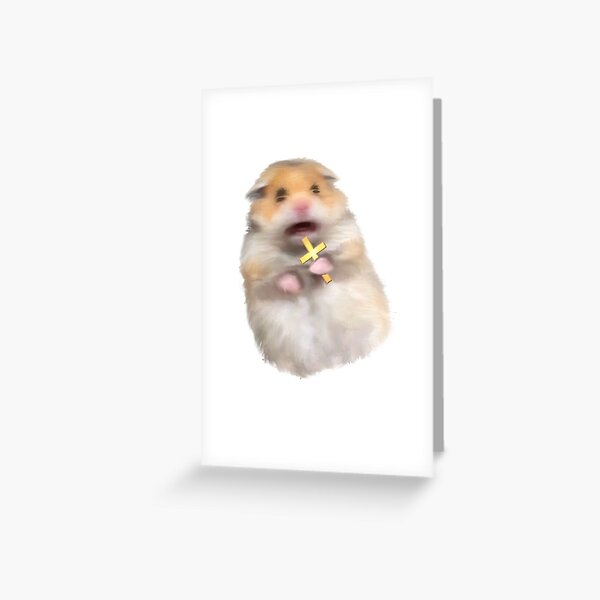 "Scared Hamster With Cross Meme- Funny Screaming Hampster Memes ...