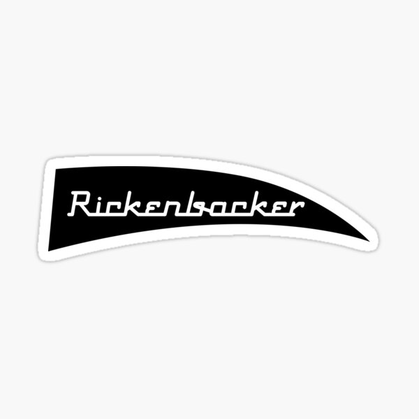 "RICKENBACKER" Sticker for Sale by ertirete | Redbubble