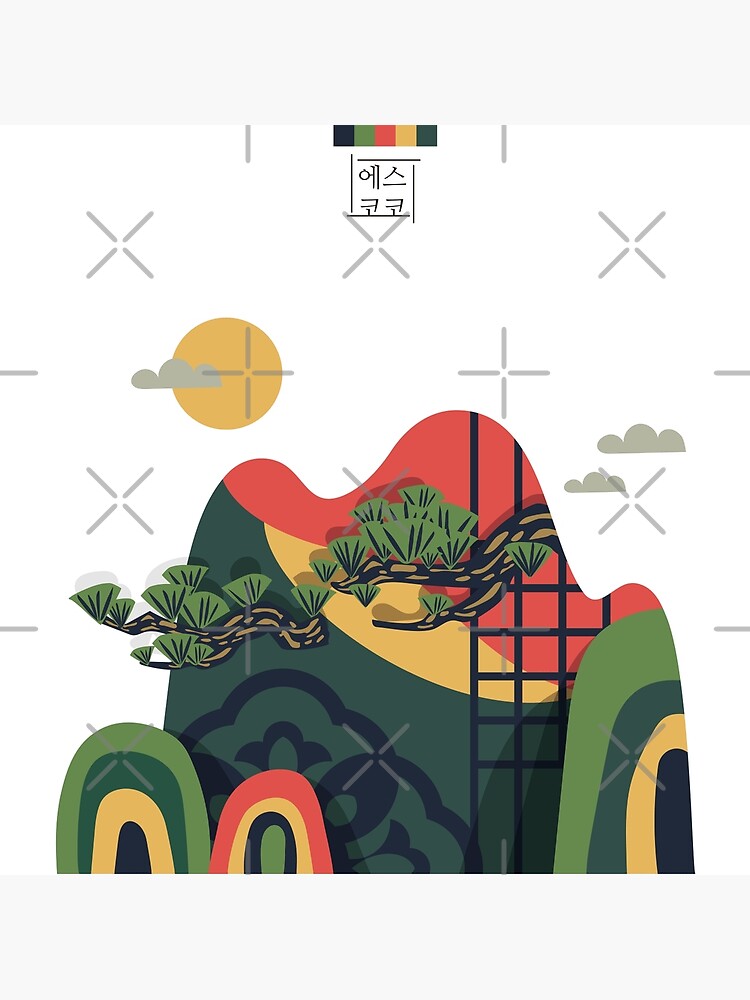 "pine tree, Korean traditional art, Korean art, Korean style, Home ...