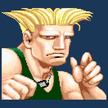 "SF2 CHAMPION EDITION GUILE FACE OFF" Art Board Print by PIXLTEES ...