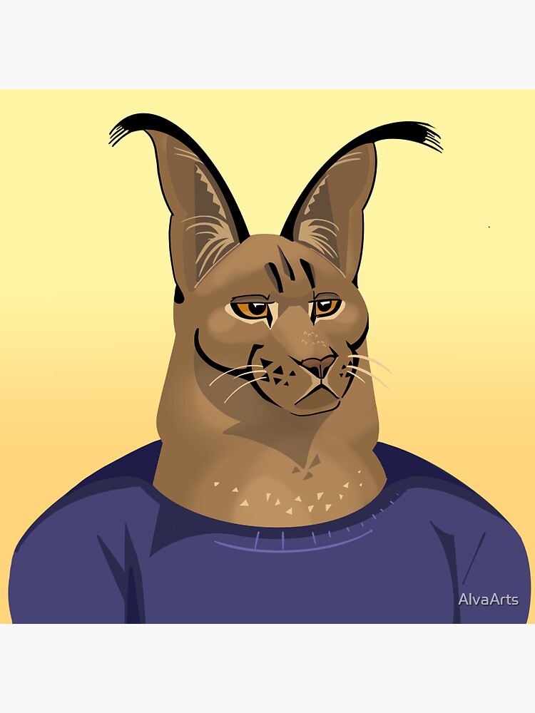 "Big Floopa" Sticker for Sale by AlvaArts | Redbubble