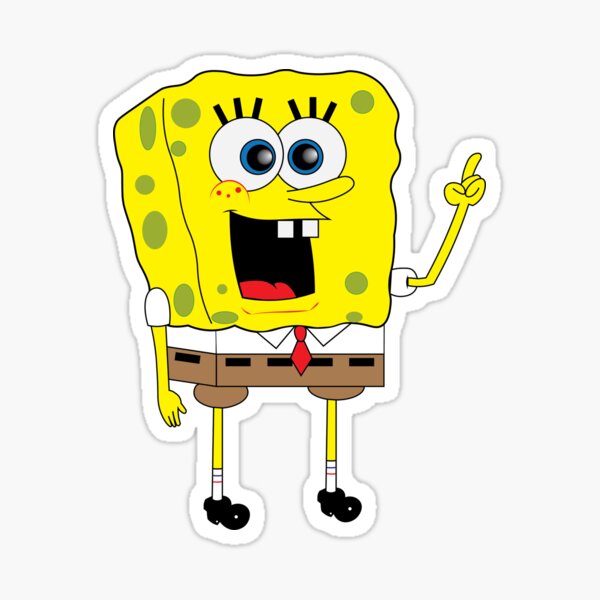 "Spongebob" Sticker for Sale by MarkoSt | Redbubble