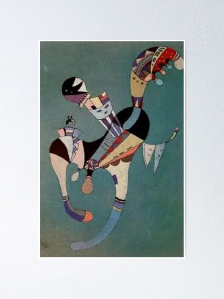 "The floating figure art of wassily kandinsky classic poster " Poster ...