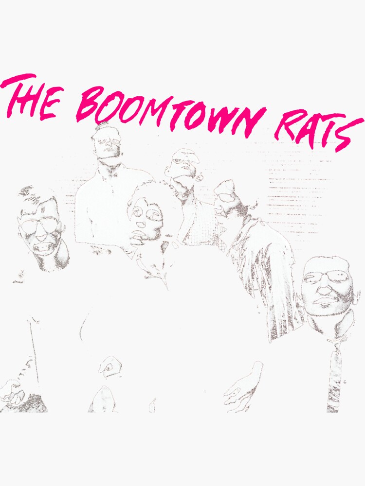 "The Boomtown Rats - Limited Edition | Perfect Gift" Sticker for Sale ...