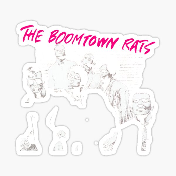 "The Boomtown Rats - Limited Edition | Perfect Gift" Sticker for Sale ...
