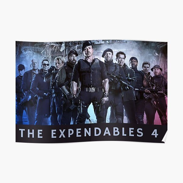 "The Expendables 4 Poster" Poster for Sale by sahersuhert | Redbubble