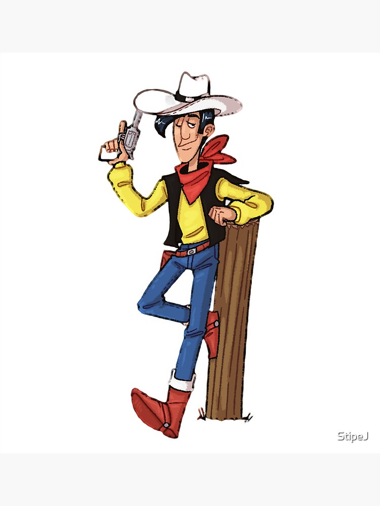 "Lucky Luke " Canvas Print for Sale by StipeJ | Redbubble