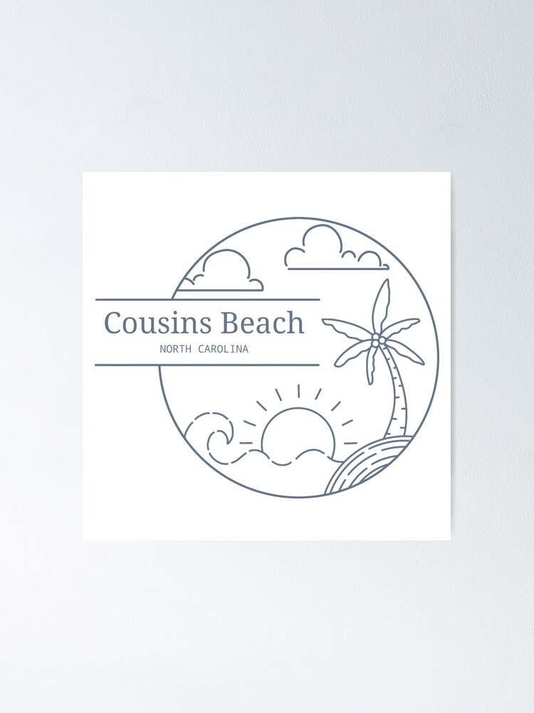 "Cousins Beach | The Summer I Turned Pretty" Poster for Sale by Lucesco ...