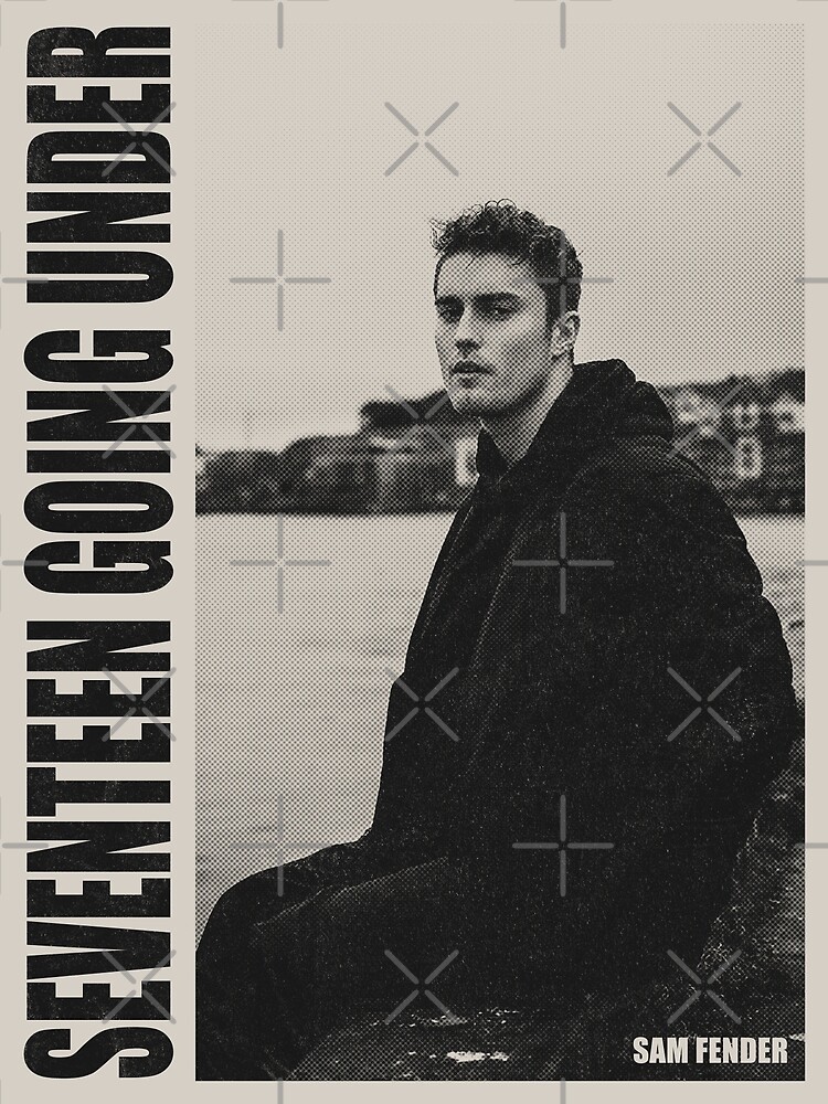 "Seventeen Going Under Sam Fender" Poster by arlou | Redbubble