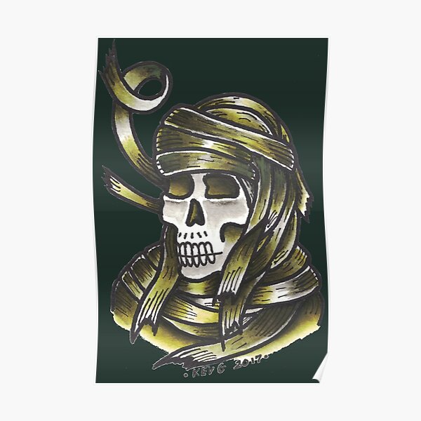 "MUMMY FLASH - Art By Kev G" Poster by ArtByKevG | Redbubble