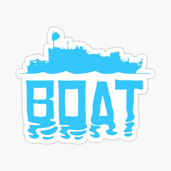 "RAFT BOAT SURVIVAL VIDEOGAME" Sticker for Sale by Madjack66 | Redbubble