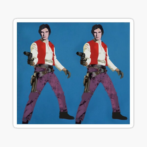 "Han" Sticker for Sale by tonyleone | Redbubble