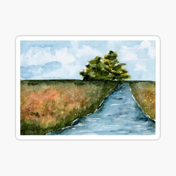 "Summer Stream" Sticker for Sale by patti2905 | Redbubble