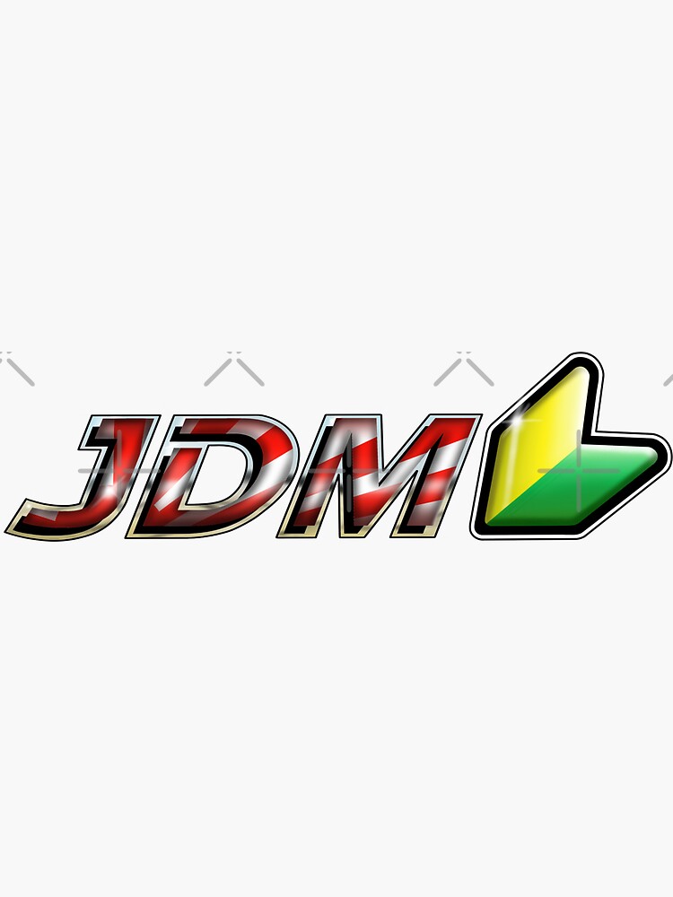 Pegatina «¡Diseño del sol naciente del logotipo de JDM! Importaciones ...