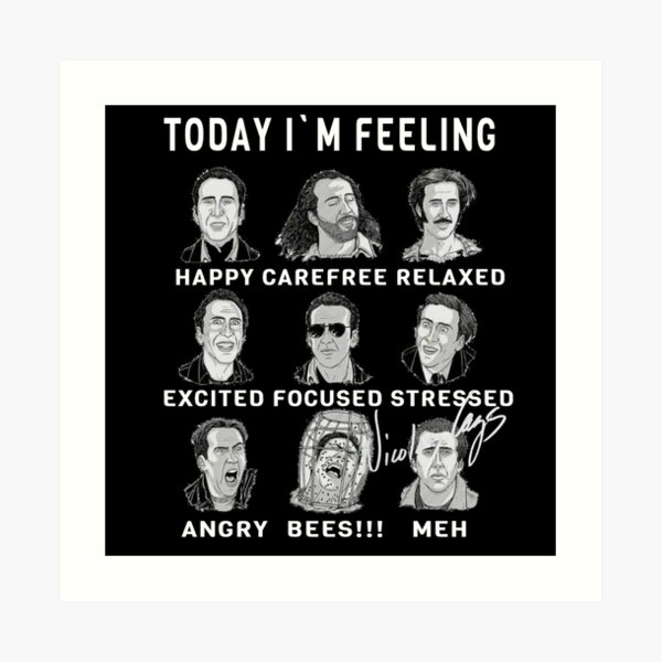 "Nicolas Cage Funny Feelings - Nicholas Cage - Nick Cage - Nic Cage ...