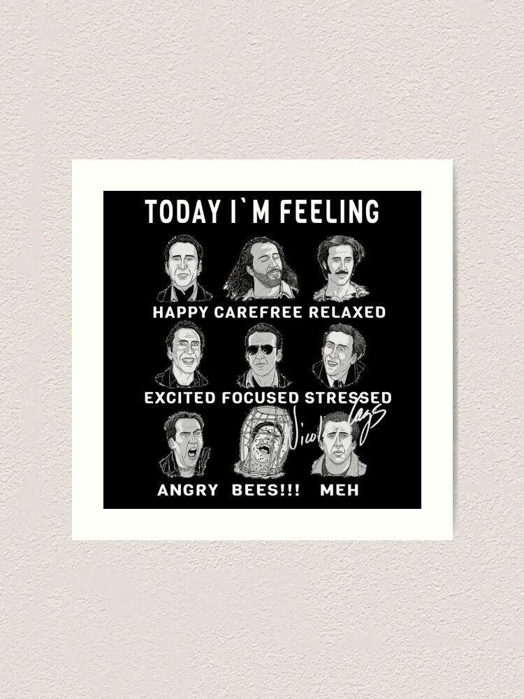 "Nicolas Cage Funny Feelings - Nicholas Cage - Nick Cage - Nic Cage ...
