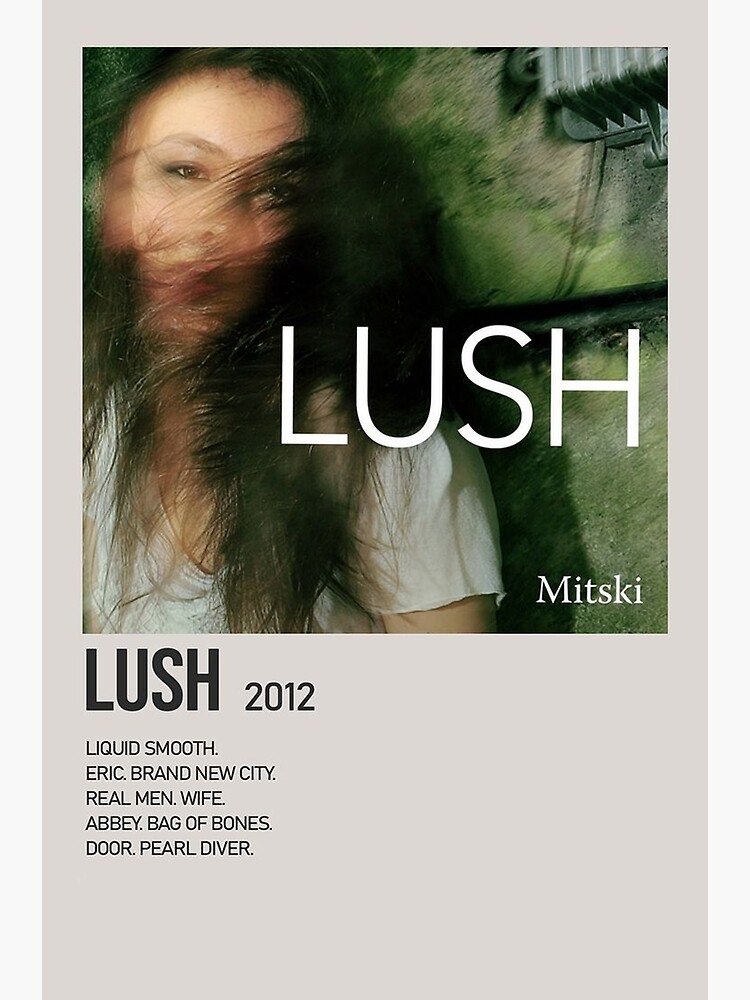 "Lush by Mitski minimalistisches Album" Poster von jonsonsilva | Redbubble