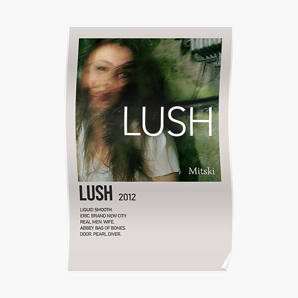 "Lush by Mitski minimalistisches Album" Poster von jonsonsilva | Redbubble