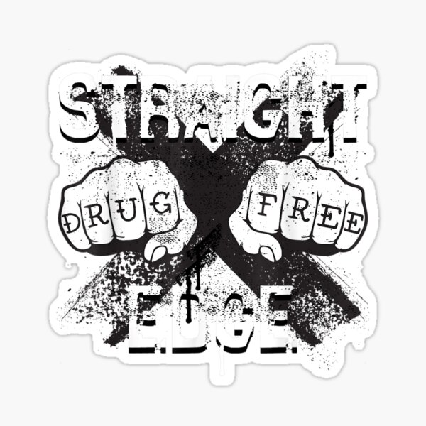 "sxe sxe sxe straight edge" Sticker for Sale by Art-Merch | Redbubble
