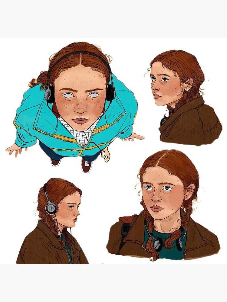 Lámina fotográfica «pegatina Max Mayfield de Stranger Things» de ...