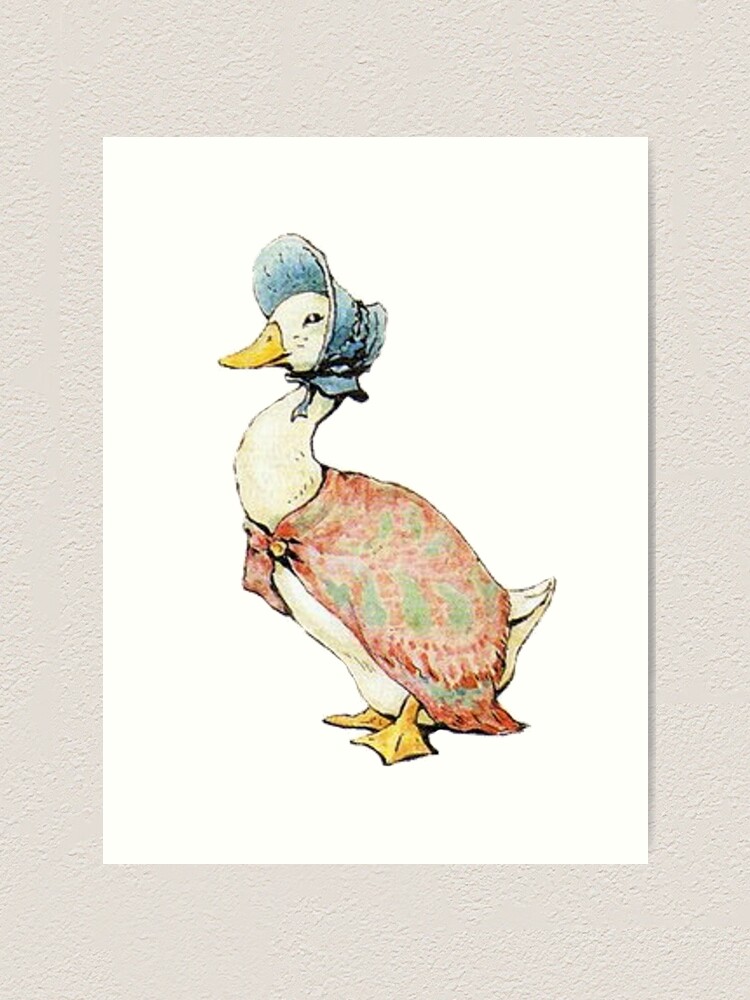 "Jemima Puddle Duck - Beatrix Potter" Art Print for Sale by ...
