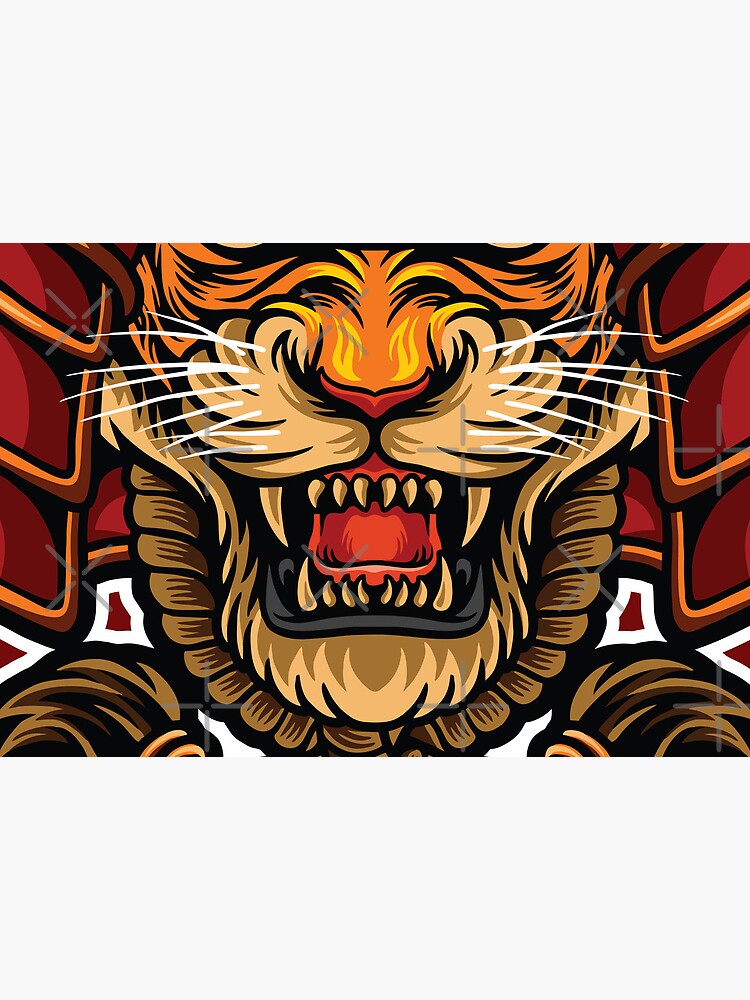 "Samurai Tiger" Mask for Sale by animebrands | Redbubble