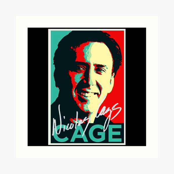 "Nicolas Cage Signature - Nicholas Cage - Nick Cage - Nic Cage " Art ...