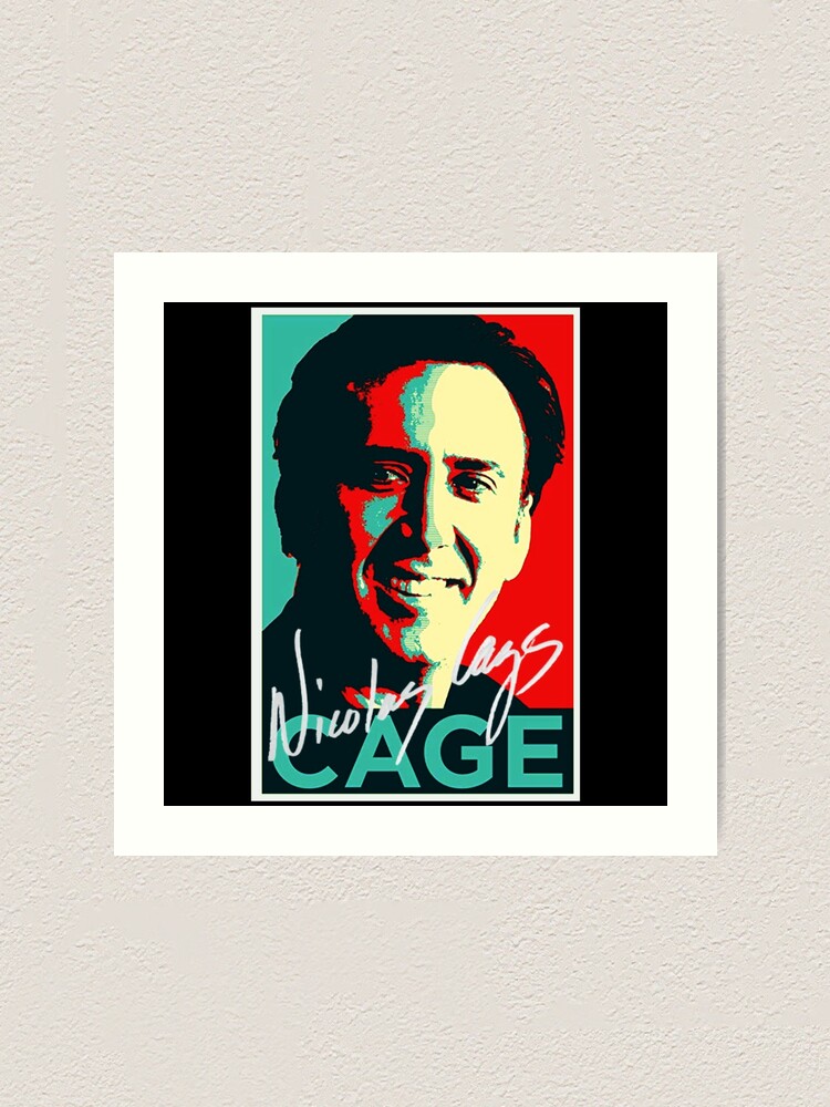 "Nicolas Cage Signature - Nicholas Cage - Nick Cage - Nic Cage " Art ...