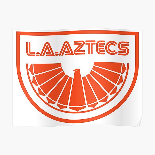 "Vintage LA Aztecs" Poster for Sale by OnTargetSports | Redbubble