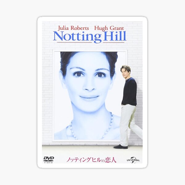"Notting Hill " Sticker for Sale by zallervadasyw | Redbubble