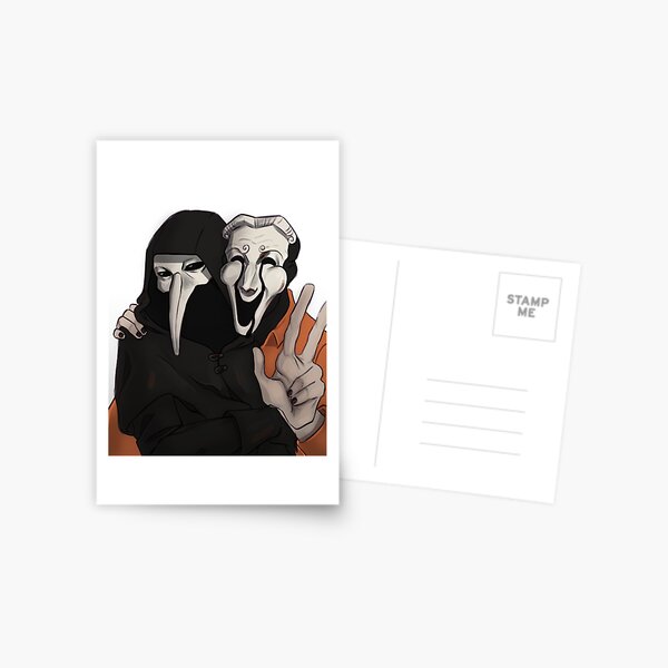 "SCP-035 and SCP-049" Postcard for Sale by InajeExe | Redbubble