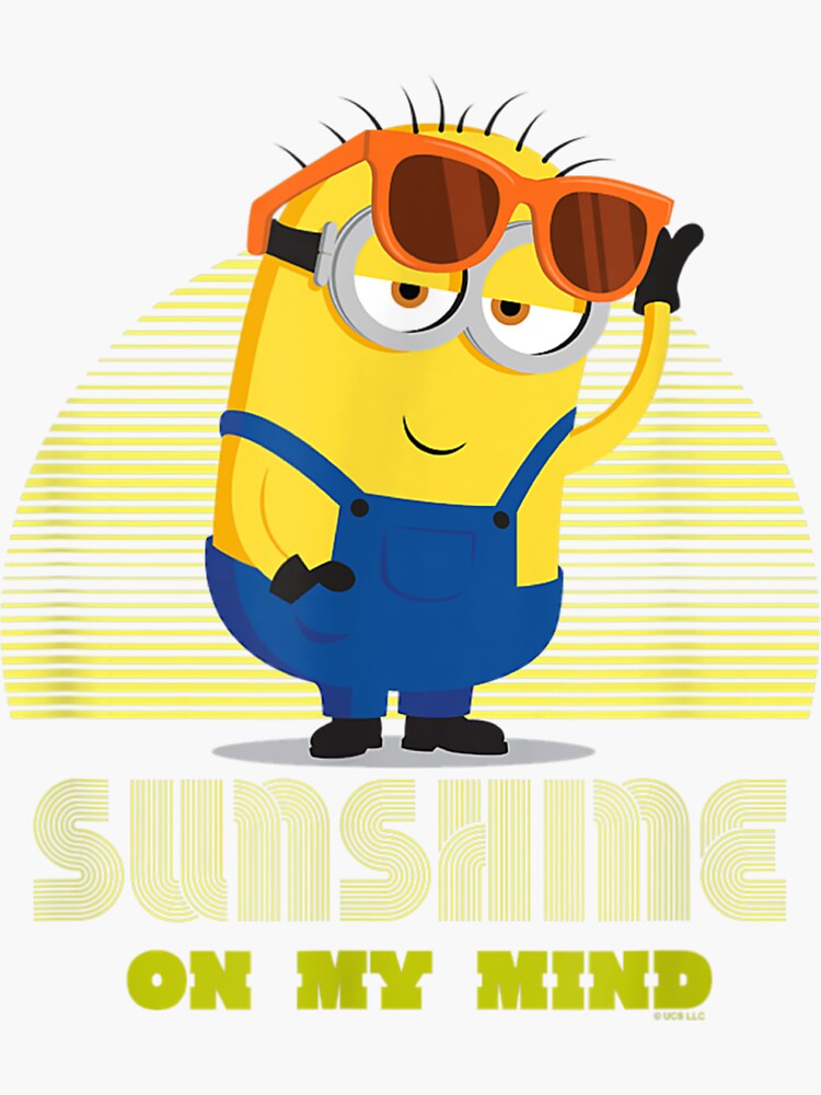 "Minion Sunshine " Sticker for Sale by Rylee-Katherine | Redbubble