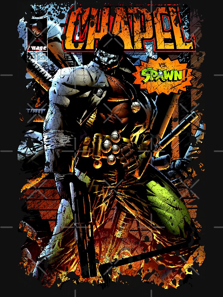"Chapel Vs Spawn Image Comics" T-shirt for Sale by xxXVintageXxx | Redbubble | diehard image ...
