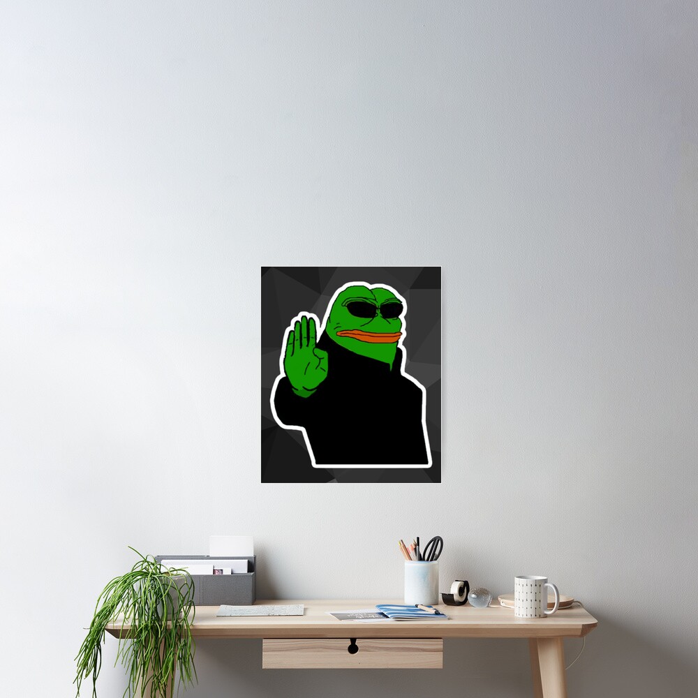 "Pepe The Frog Matrix Twitch Merch " Poster for Sale by BeachArtsy ...