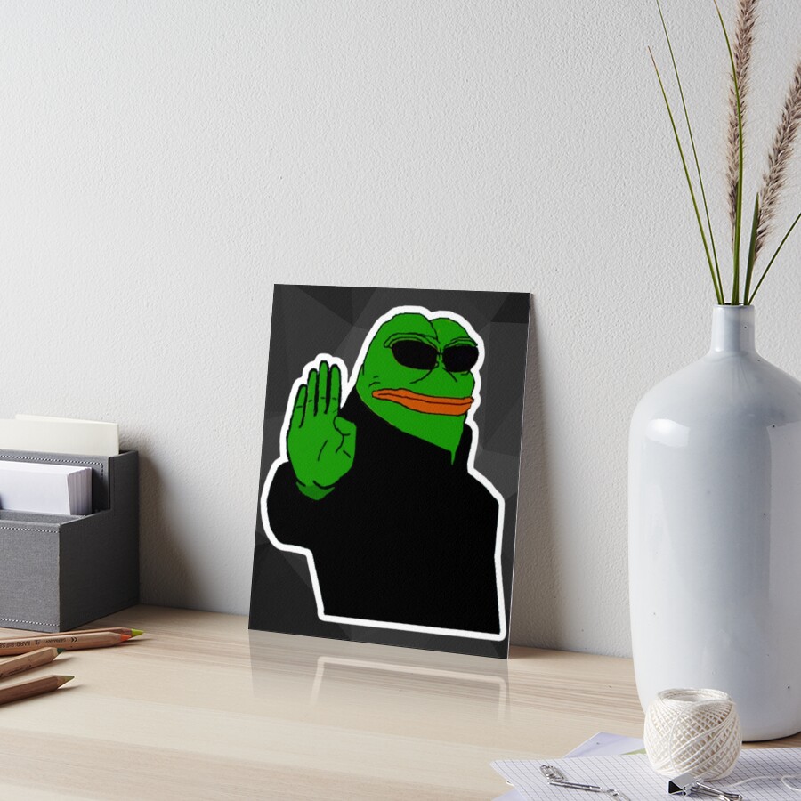 "Pepe The Frog Matrix Twitch Merch " Art Board Print for Sale by ...