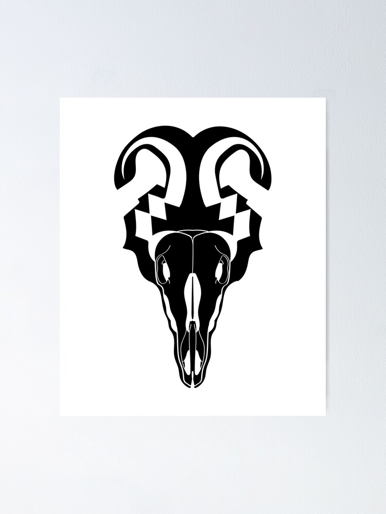 "ghost goat" Poster for Sale by CitrusRock17 | Redbubble
