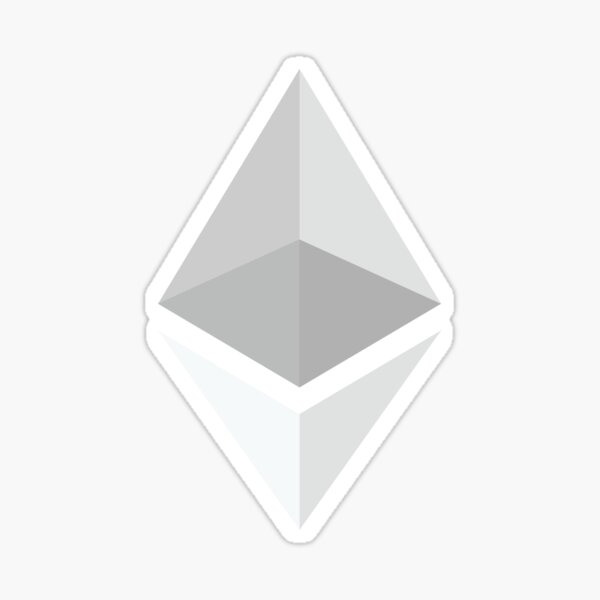 "Ethereum Logo Light" Sticker for Sale by CryptoCanuck | Redbubble
