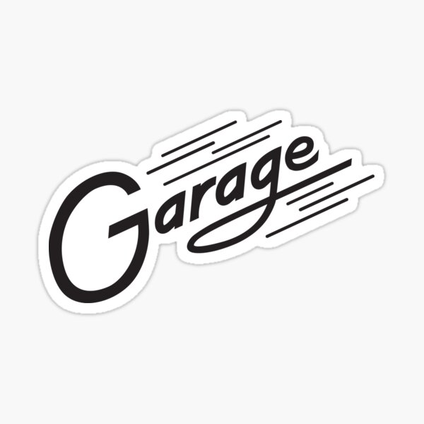 "Garage" Sticker for Sale by calebhires | Redbubble