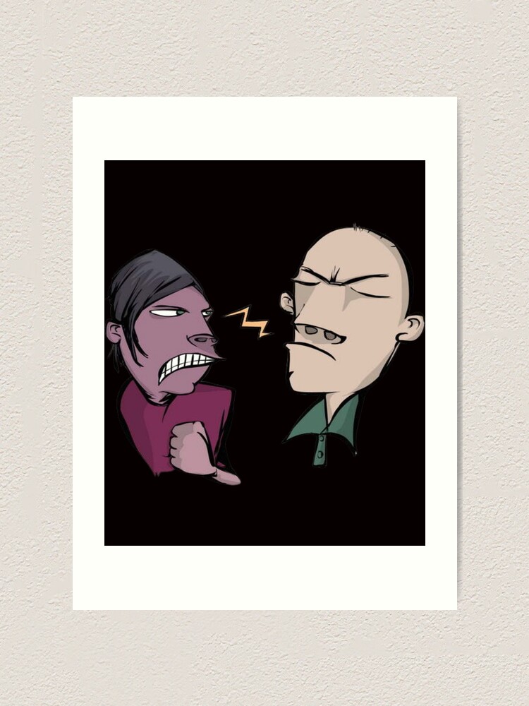 "fictional character | angry people (jk artist)" Art Print for Sale by ...