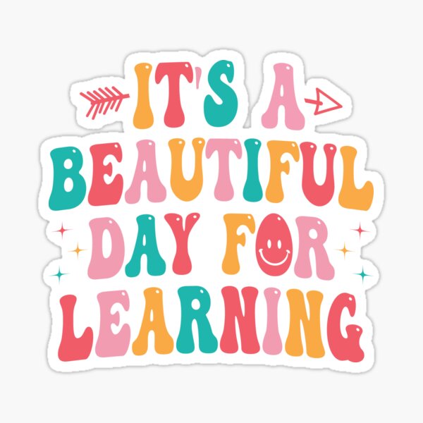 "It's A Beautiful Day For Learning Shirt, Teacher Shirt, Teaching Shirt ...