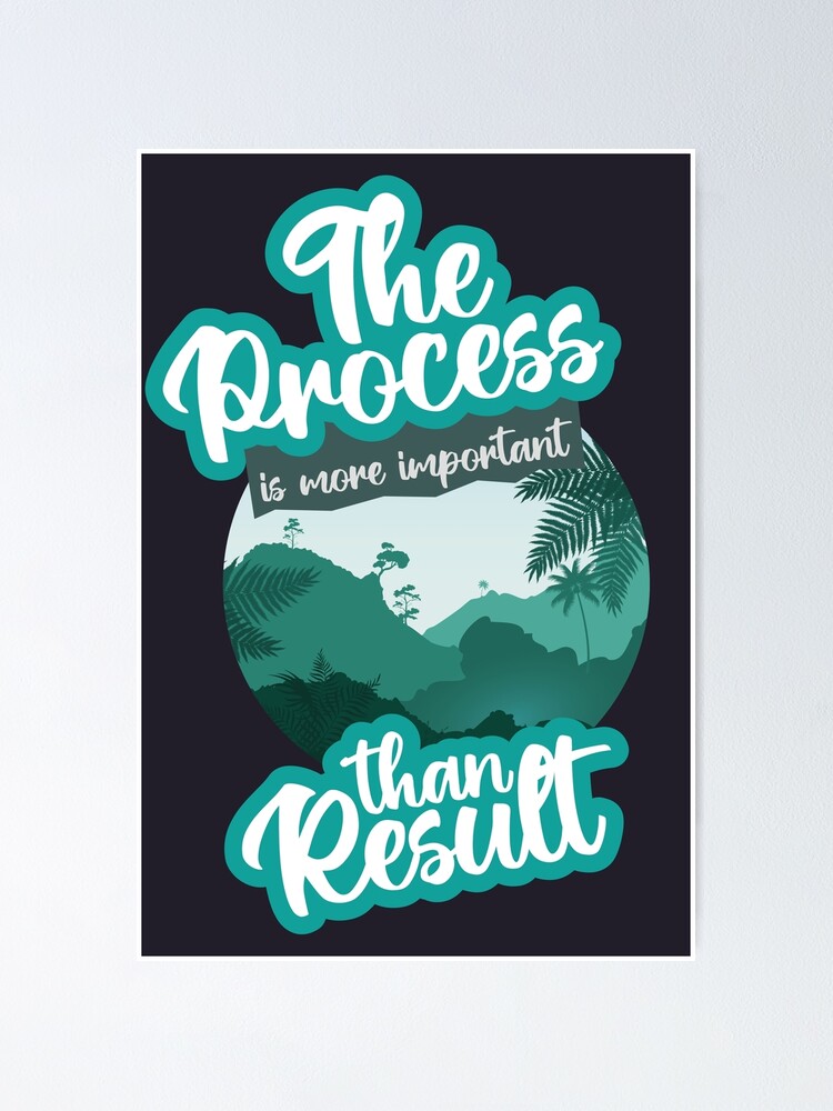 "The Process is more important than result - Motivational Phrase ...