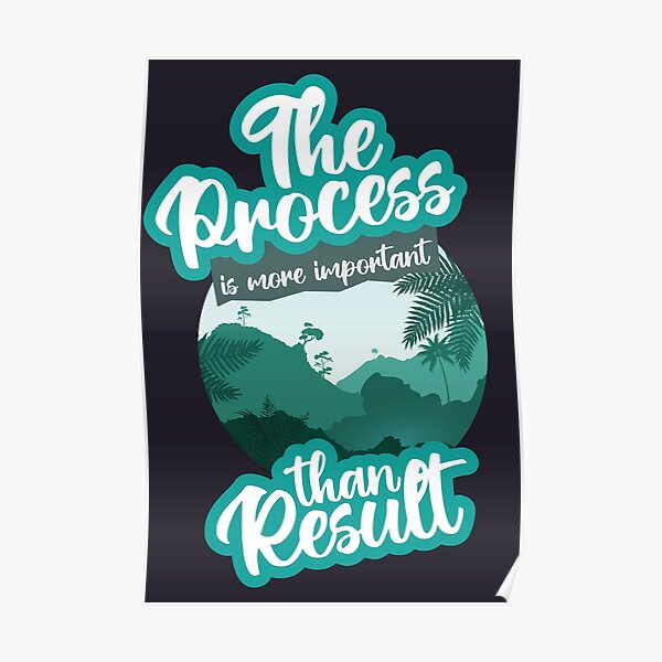 "The Process is more important than result - Motivational Phrase ...