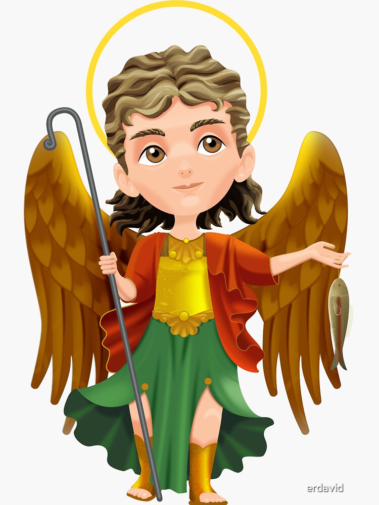 "Archangel Raphael" Sticker by erdavid | Redbubble