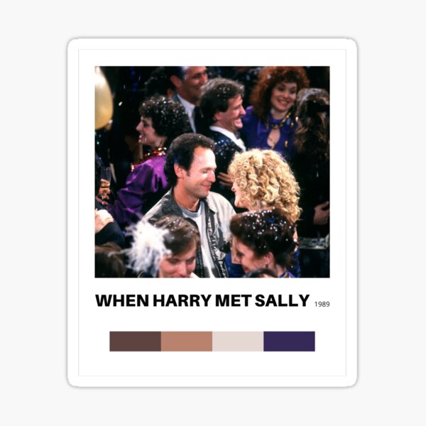 "When Harry Met Sally Color Palette" Sticker for Sale by jvirasak19 ...