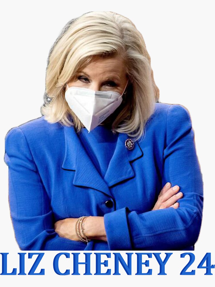 "Liz Cheney 2 " Sticker for Sale by Wraptious | Redbubble