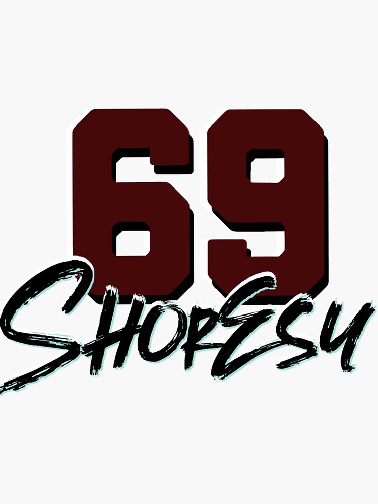"Shoresy 69 " Sticker for Sale by AbbyKozlowsk | Redbubble
