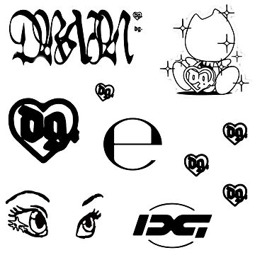 "drain gang stickers (10 pcs)" Sticker for Sale by Wynters-Stuff ...