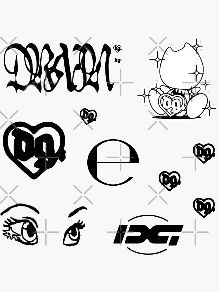 "drain gang stickers (10 pcs)" Sticker for Sale by Wynters-Stuff ...